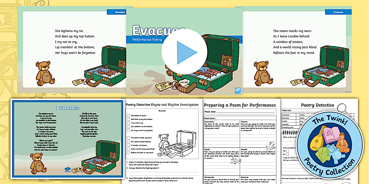 'Evacuee' – World War 2 Evacuee Poem for KS2